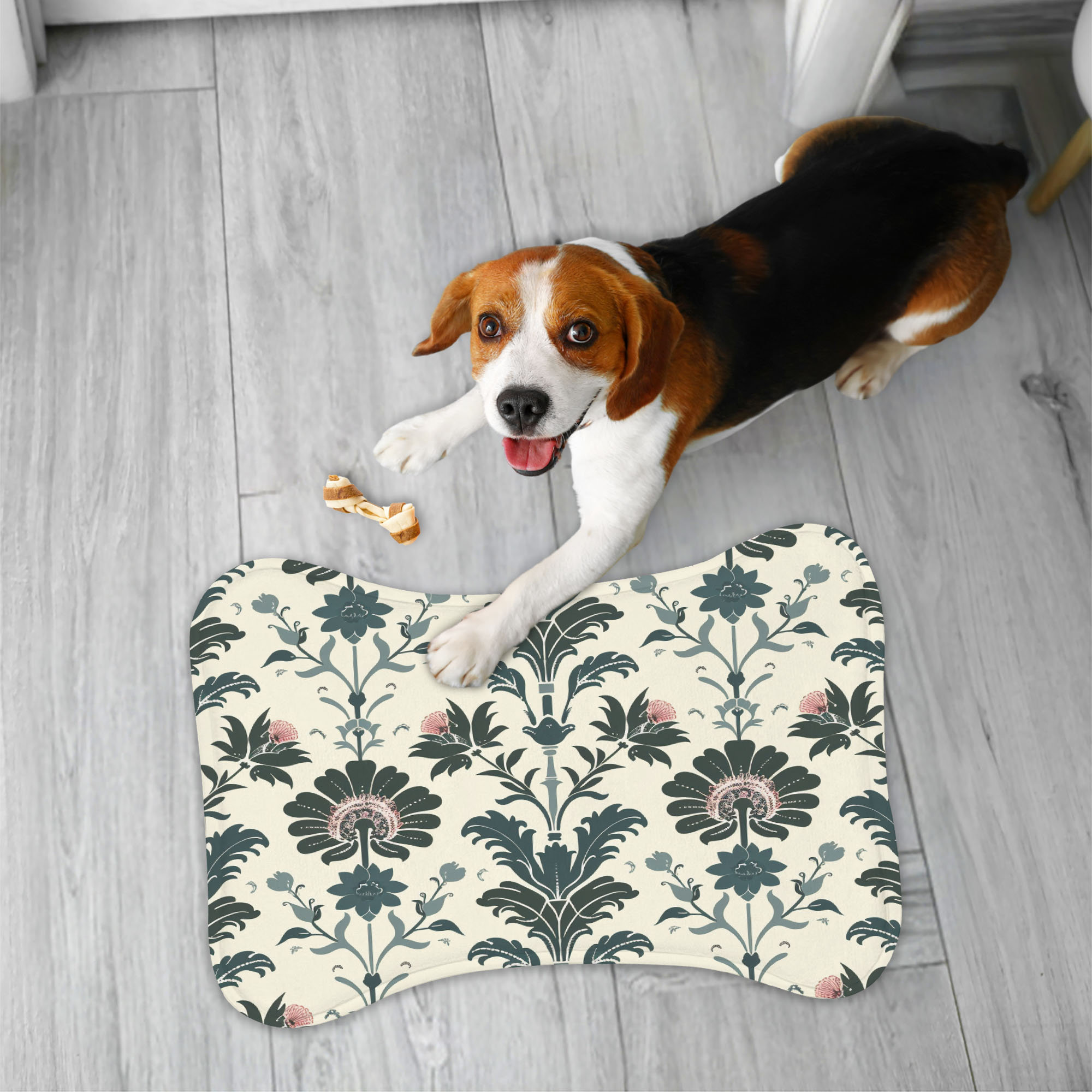 MentionedYou Period Patterns - 1 Piece Bone Shape Feeding Mat - Wayfair ...