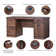 Laurel Foundry Modern Farmhouse Philo Executive Desk & Reviews | Wayfair
