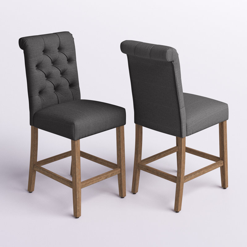 Lark Manor Alsadig Solid Wood Stool & Reviews | Wayfair