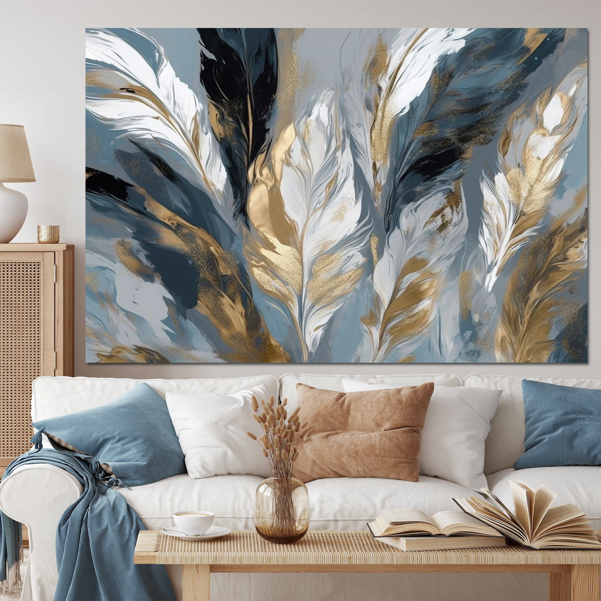 Dakota Fields Gold And Grey Impressions Of Bohemian Energy I - Boho ...