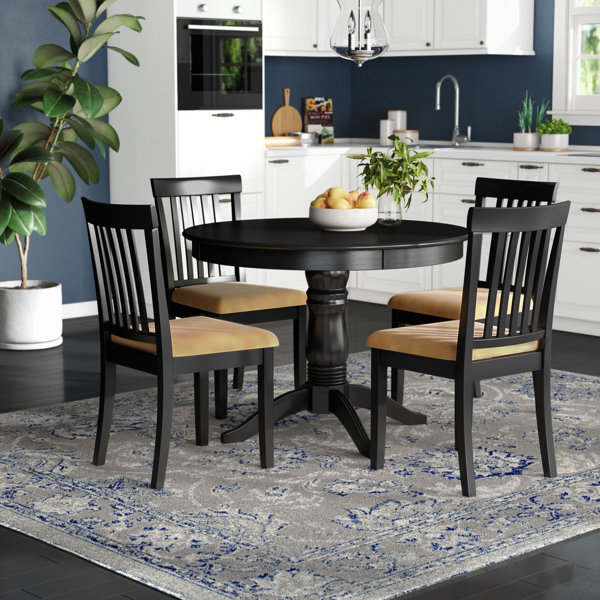 Lark Manor Alexa-Mae 5 - Piece Pedestal Dining Set & Reviews - Wayfair ...