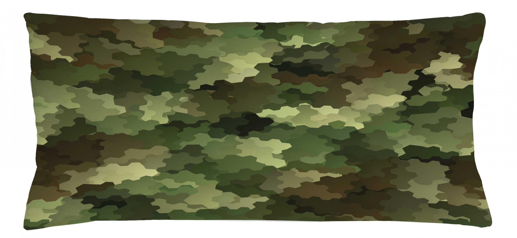 Ambesonne Camo Indoor / Outdoor Camouflage Lumbar Pillow Cover | Wayfair