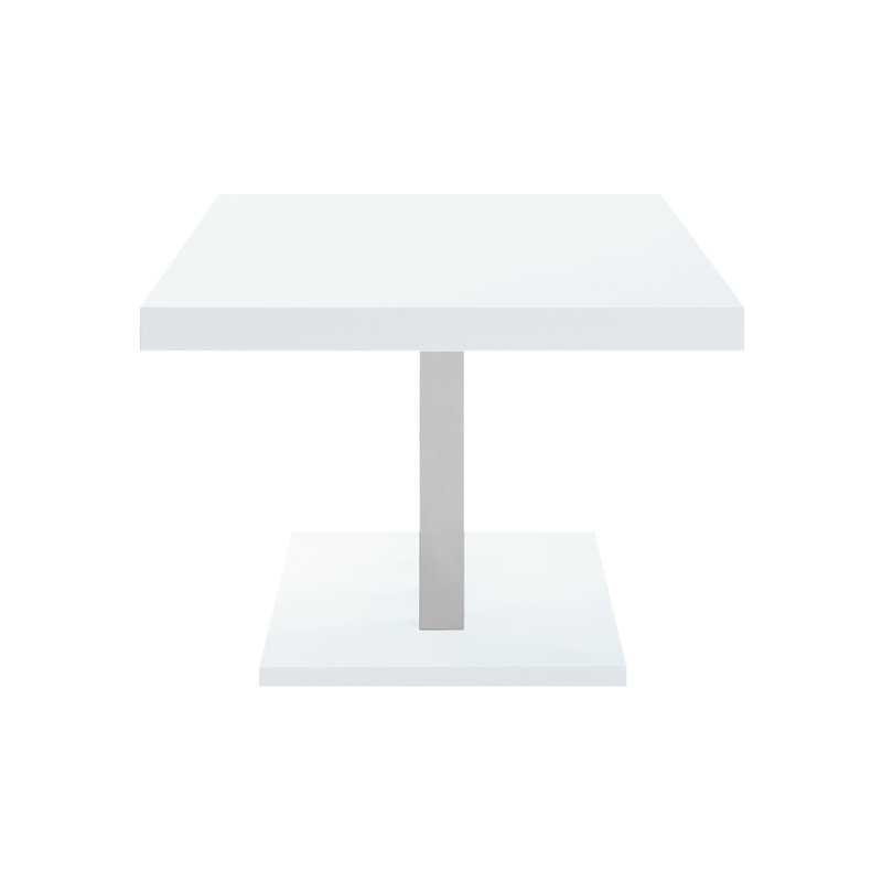 Ivy Bronx Katiusa 62.6" Pedestal Dining Table in White | Wayfair