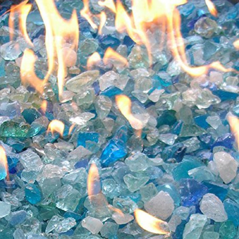 Margo Garden Products Dragon Glass Landscape Fire Pit Glass & Reviews ...