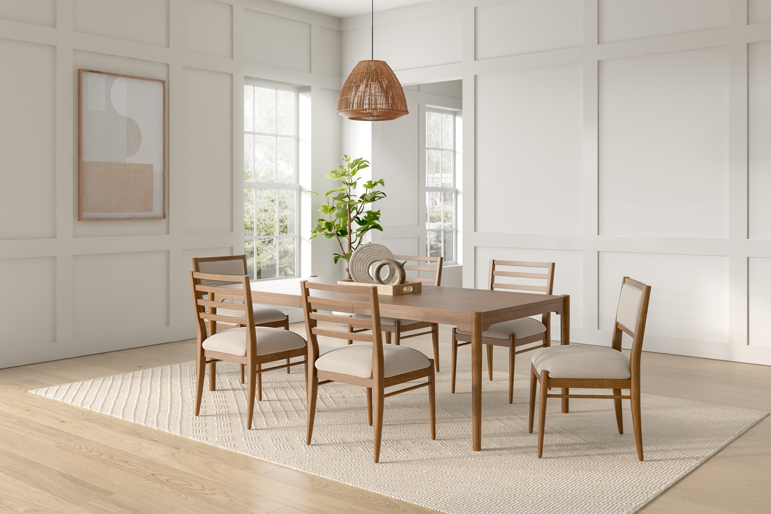 Red Barrel Studio® Nakhyla Modern Wood Square Counter Height Kitchen ...