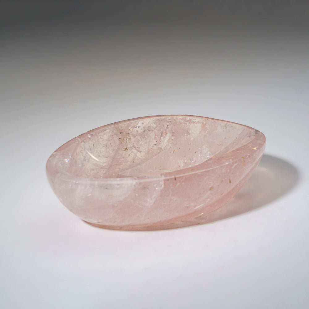 Astro Gallery of Gems Genuine Polished Rose Quartz Dish (.9 Lbs) | Wayfair