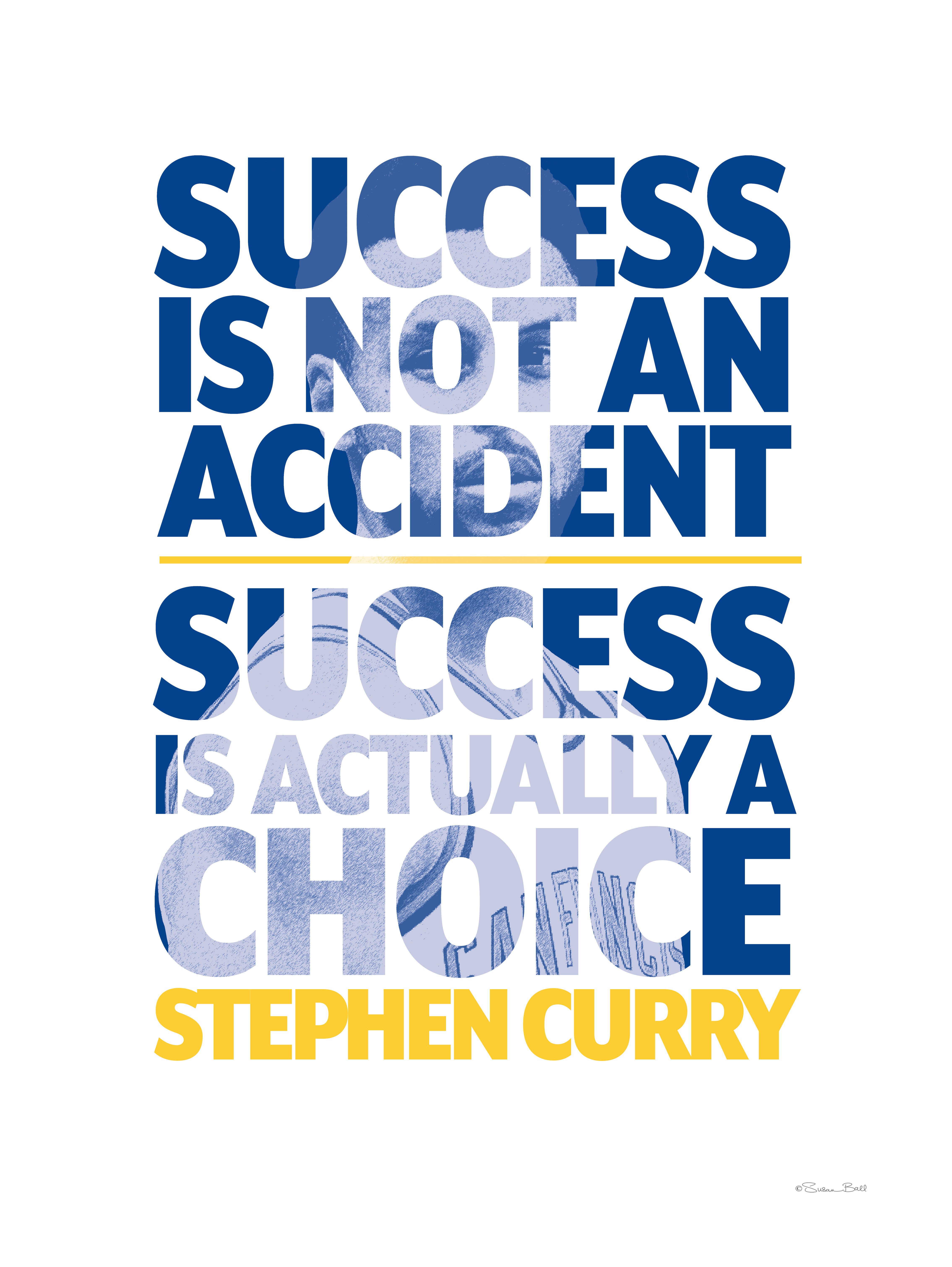Trinx Steph Curry - Success by Susan Ball - Wrapped Canvas Textual Art ...