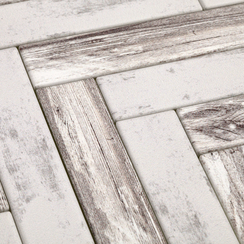 Speed tiles 11.42'' W x 11.57'' L Glass Peel and Stick Mosaic Tile ...