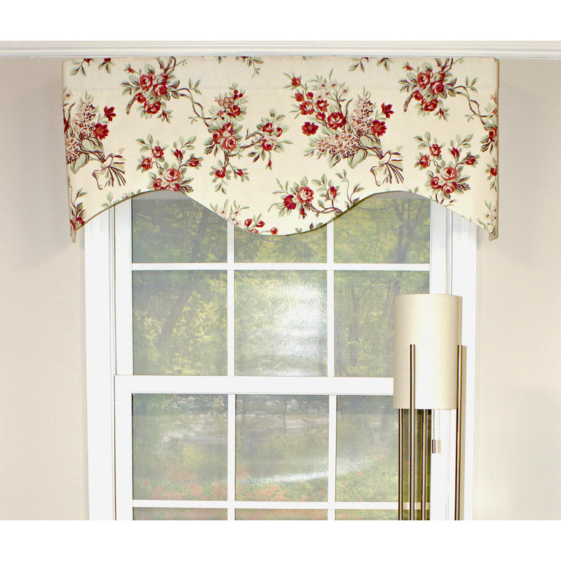 Charlton Home® Sydnie Cornice 51" Window Valance & Reviews | Wayfair