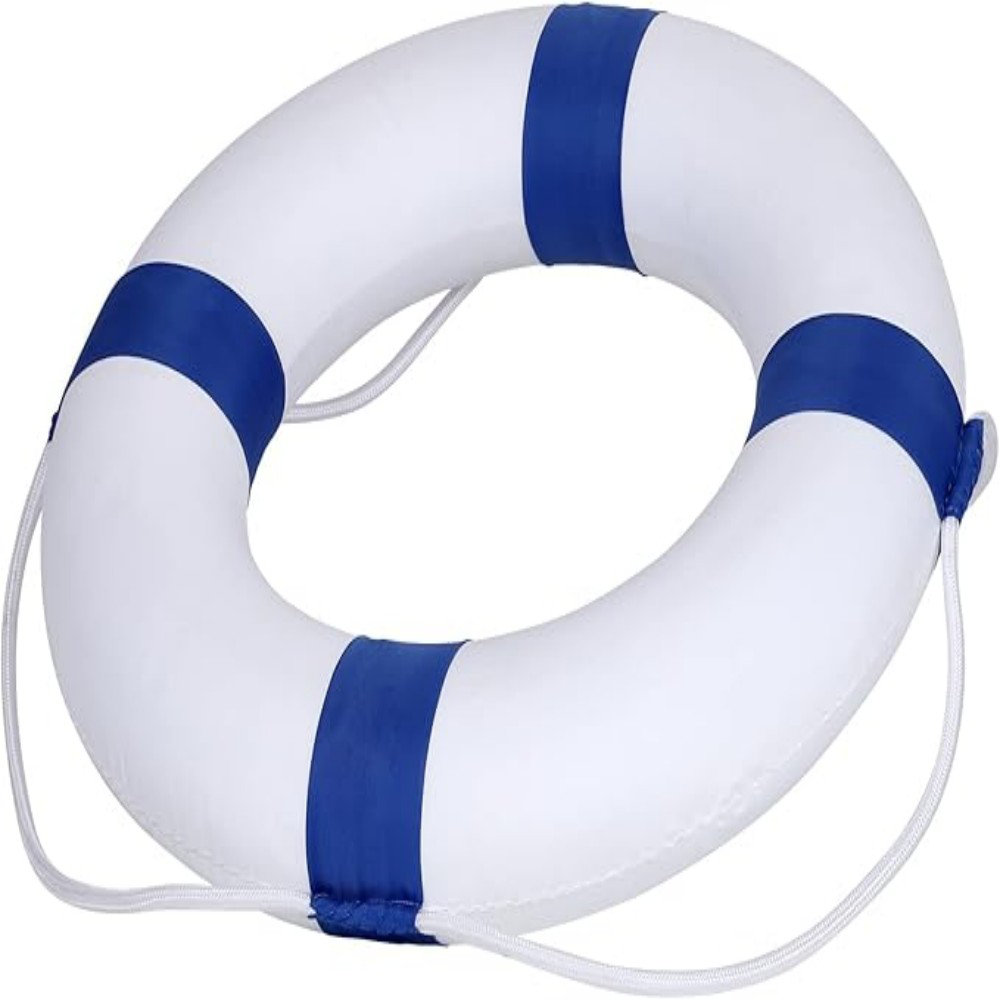 VIKICHER 20 Inch / 50Cm Pool Safety Life Preserver Throw Ring Buoy ...
