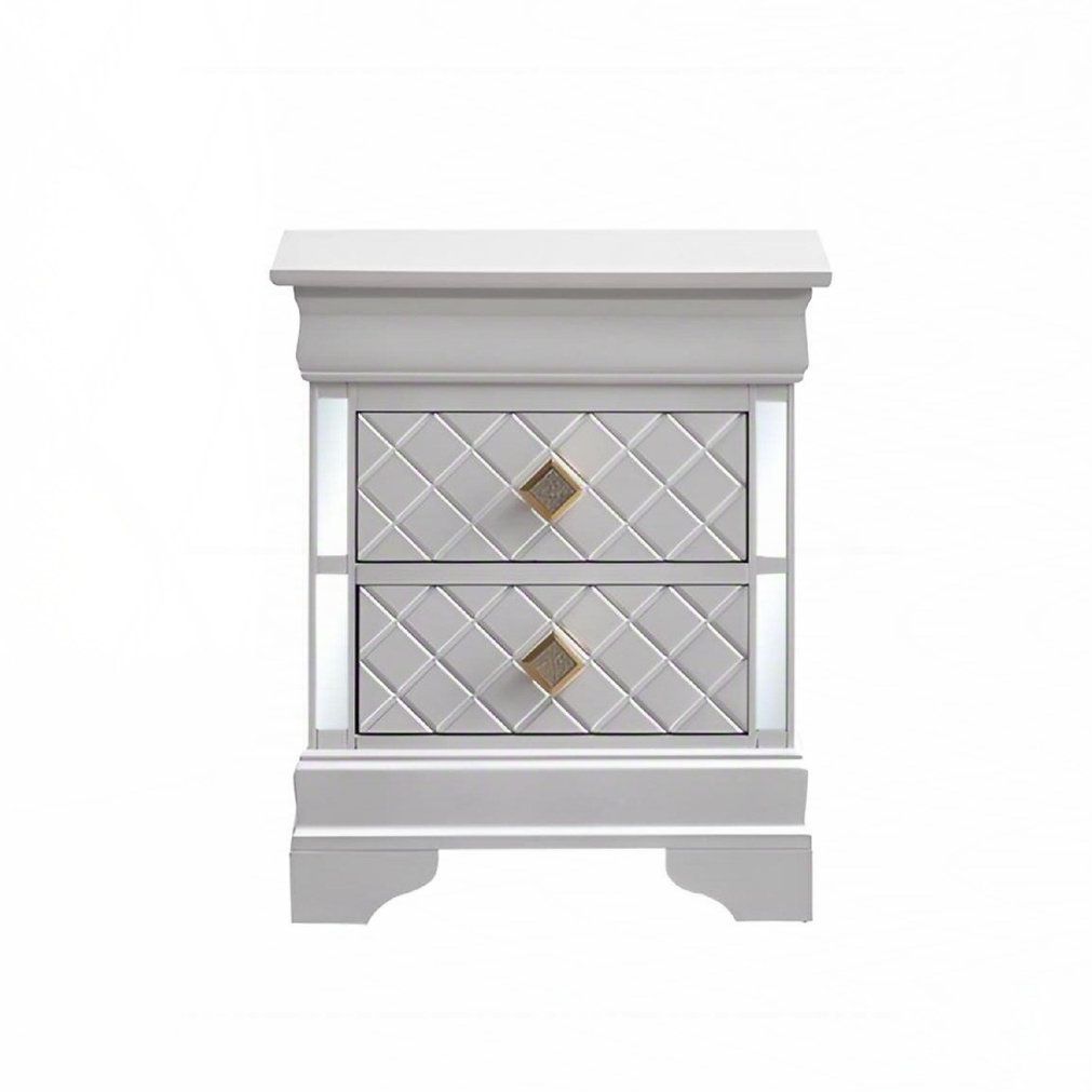 Mercer41 Nightstand Pearl White | Wayfair