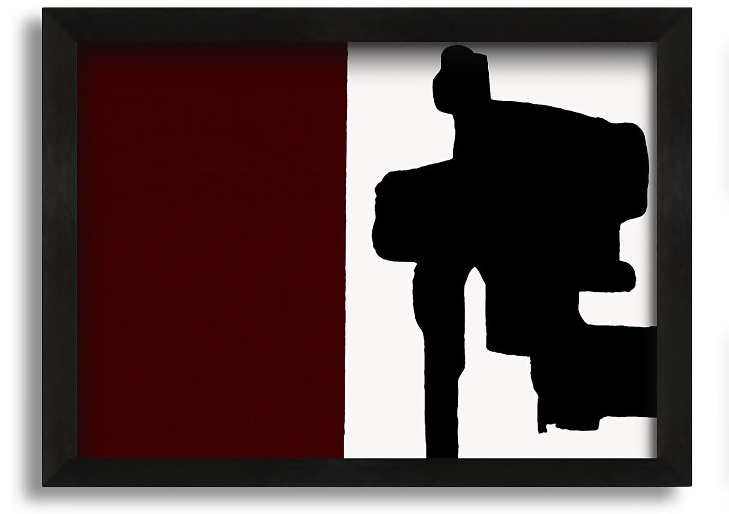 Ivy Bronx Oblong Maroon Framed Print | Wayfair.co.uk