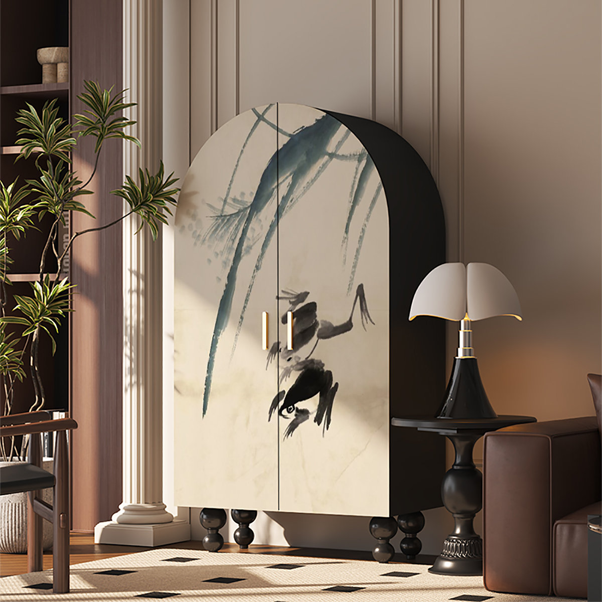 Hokku Designs Multifunction home bedroom art wardrobe | Wayfair