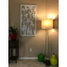 VIMA (Bamboo Tree) Decorative Wall Panel - 48"L x 24"W, White Color PVC ...