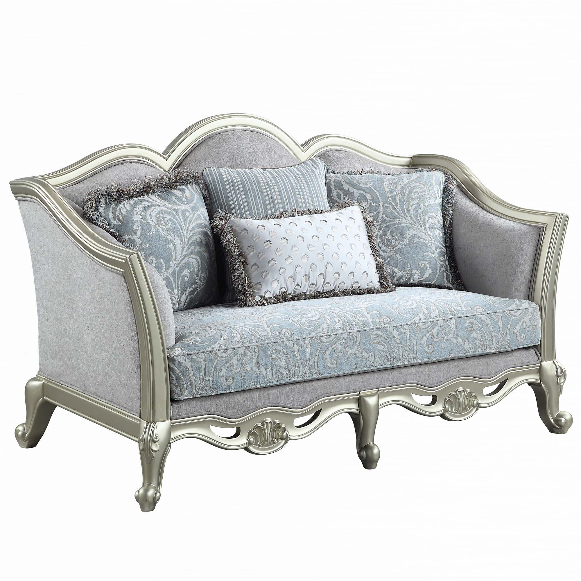 Rosdorf Park Transitional Style Sofa With Pillows | Wayfair