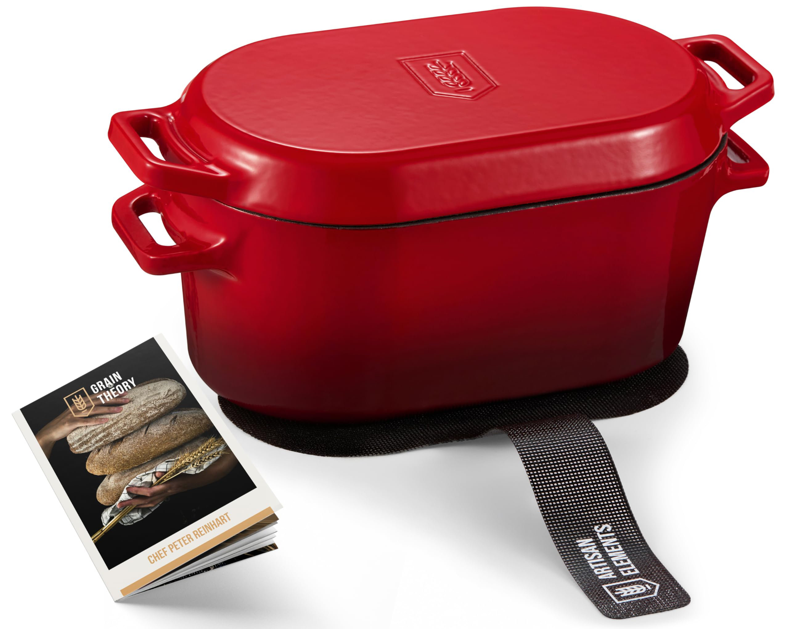 Kook Dutch Oven With Lid, Enameled Cast Iron, 3.4 Qt - Wayfair Canada
