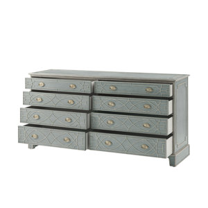 Theodore Alexander Morning Room 8 - Drawer 72" W Solid Wood Dresser ...