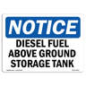 SignMission Diesel Fuel Above Ground Storage Tank Sign | Wayfair