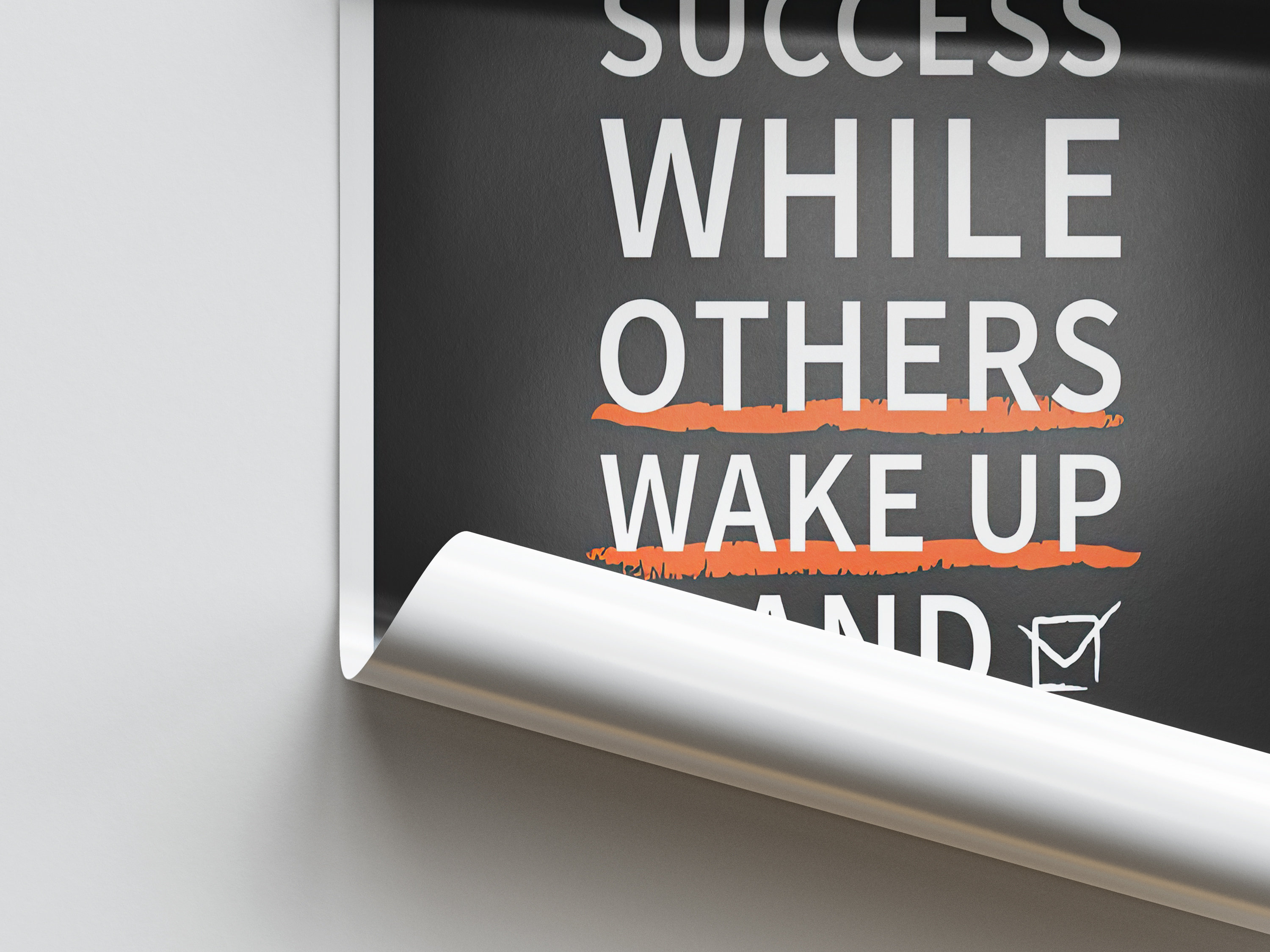 Trinx Inspirational Success Quote Canvas Art - Work Hard Motivational ...