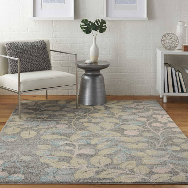 Winston Porter Leeming Floral Rug & Reviews | Wayfair