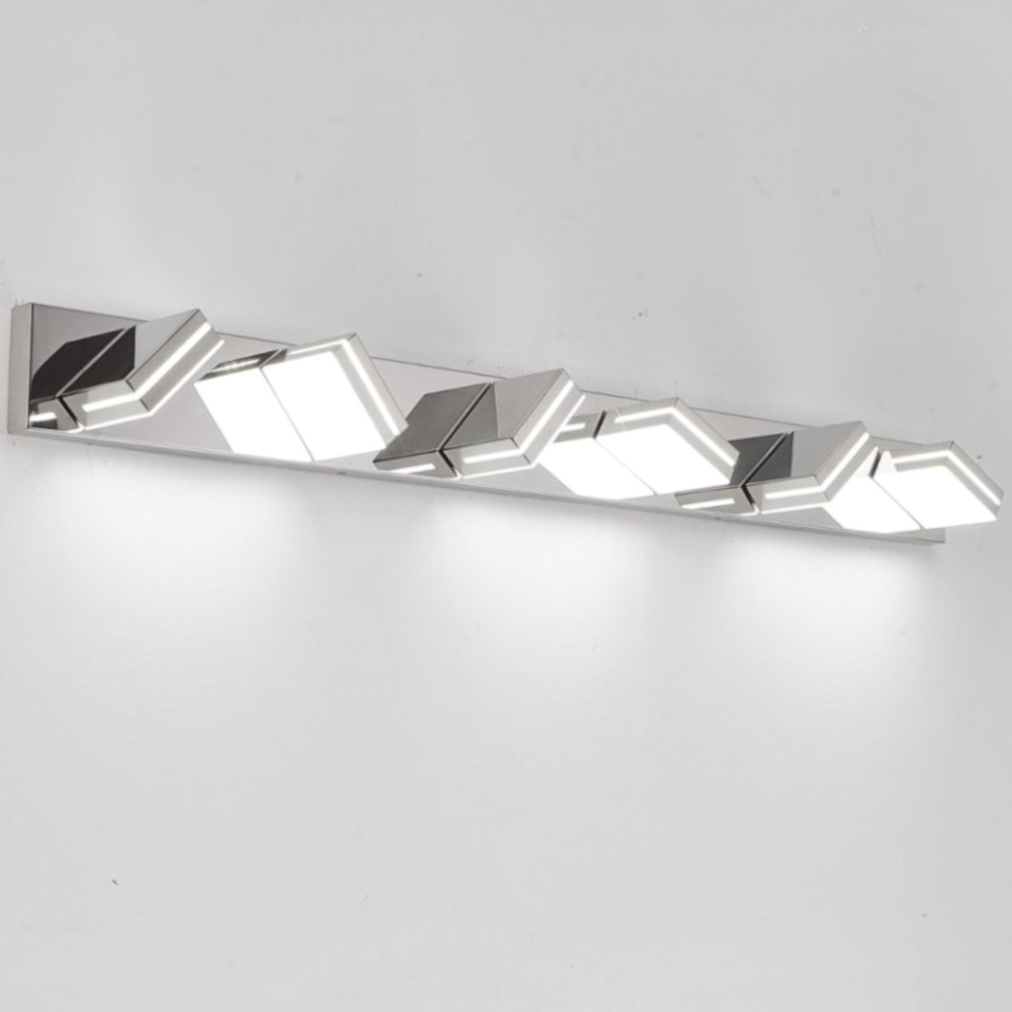 Latitude Run® Dimmable LED Modern Bathroom Vanity Light (Cool White ...