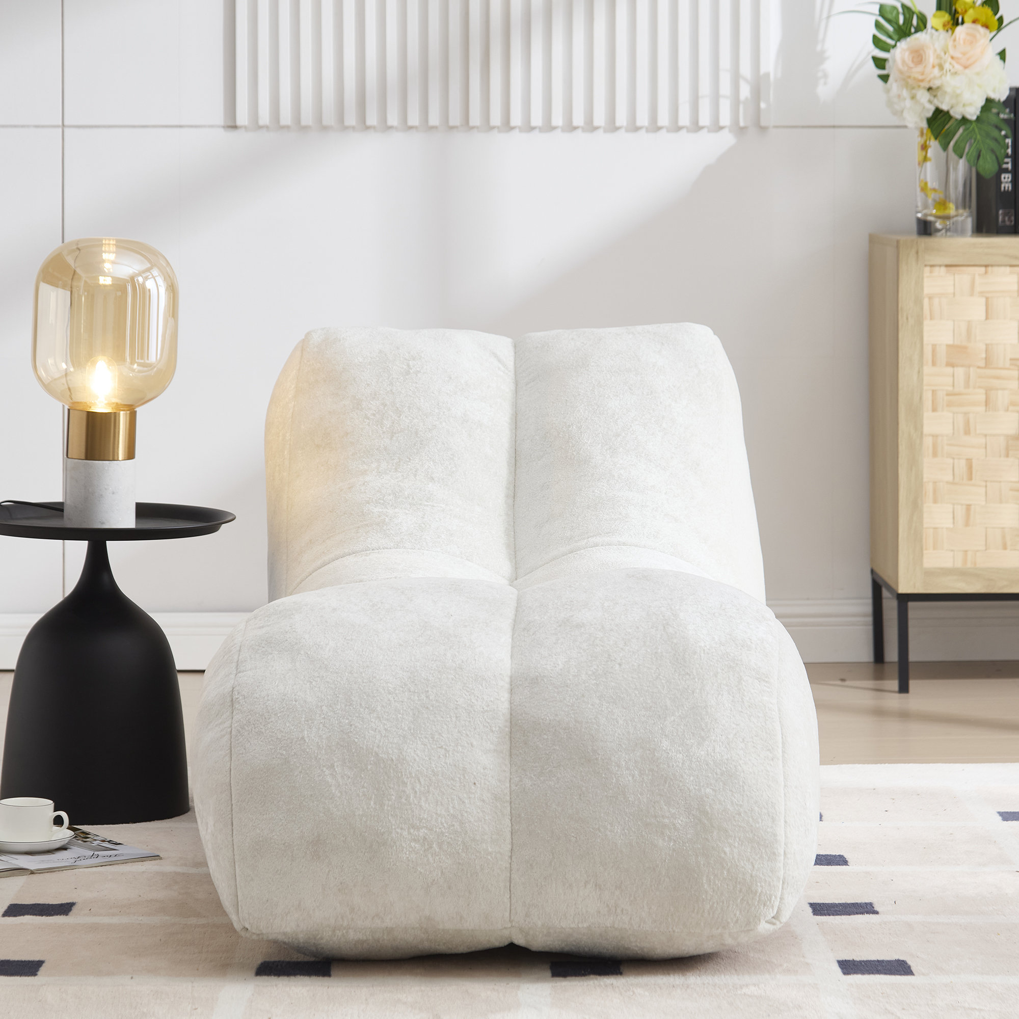 Trule Sponge Bean Bag Sofa Chaise - Wayfair Canada