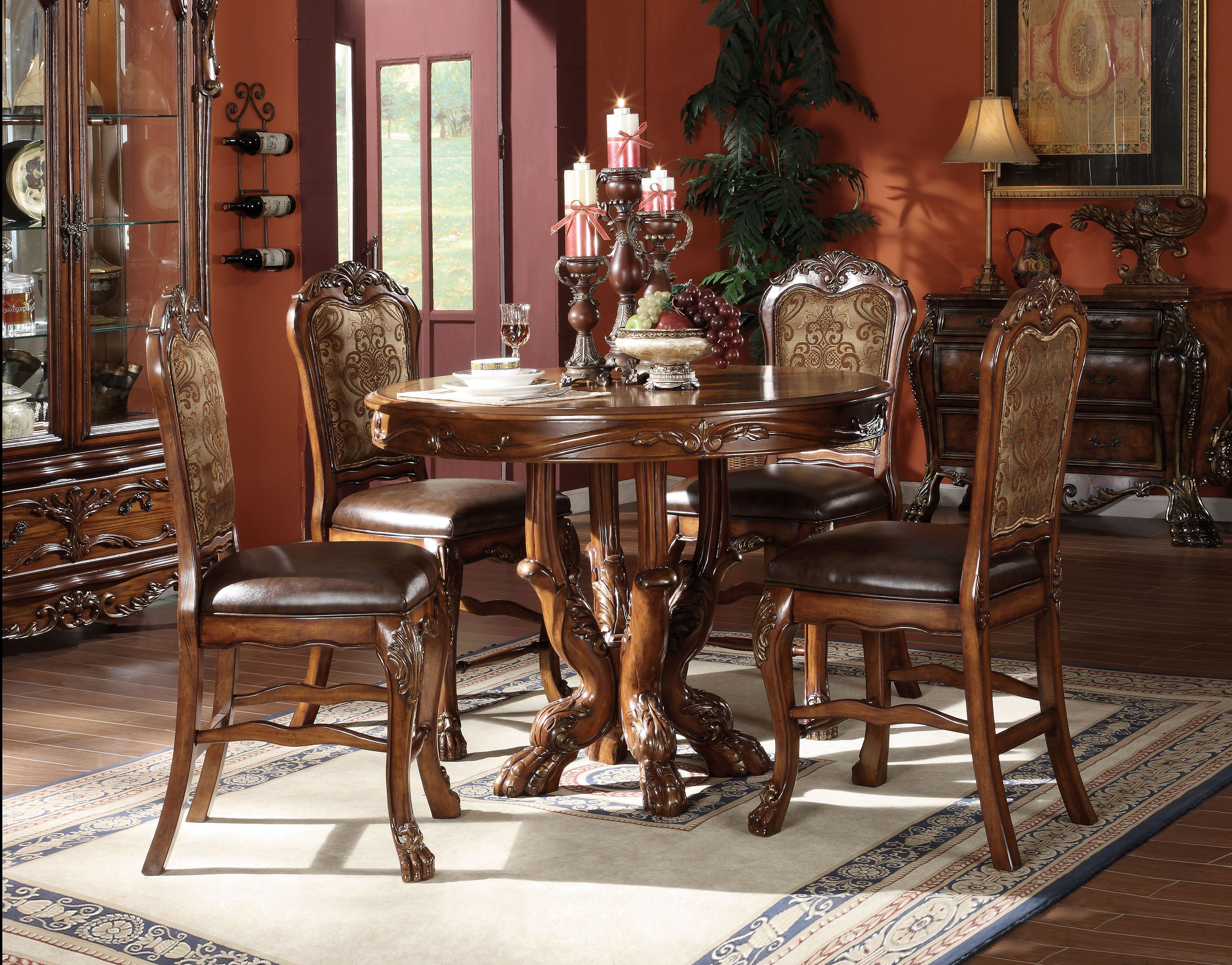 Astoria Grand Steiner 5 Piece Counter Height Dining Set | Wayfair