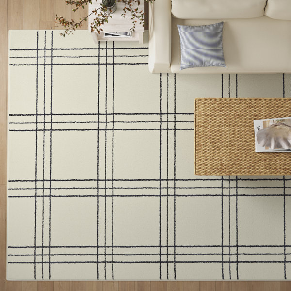 Sand & Stable Melany Plaid Rug & Reviews | Wayfair