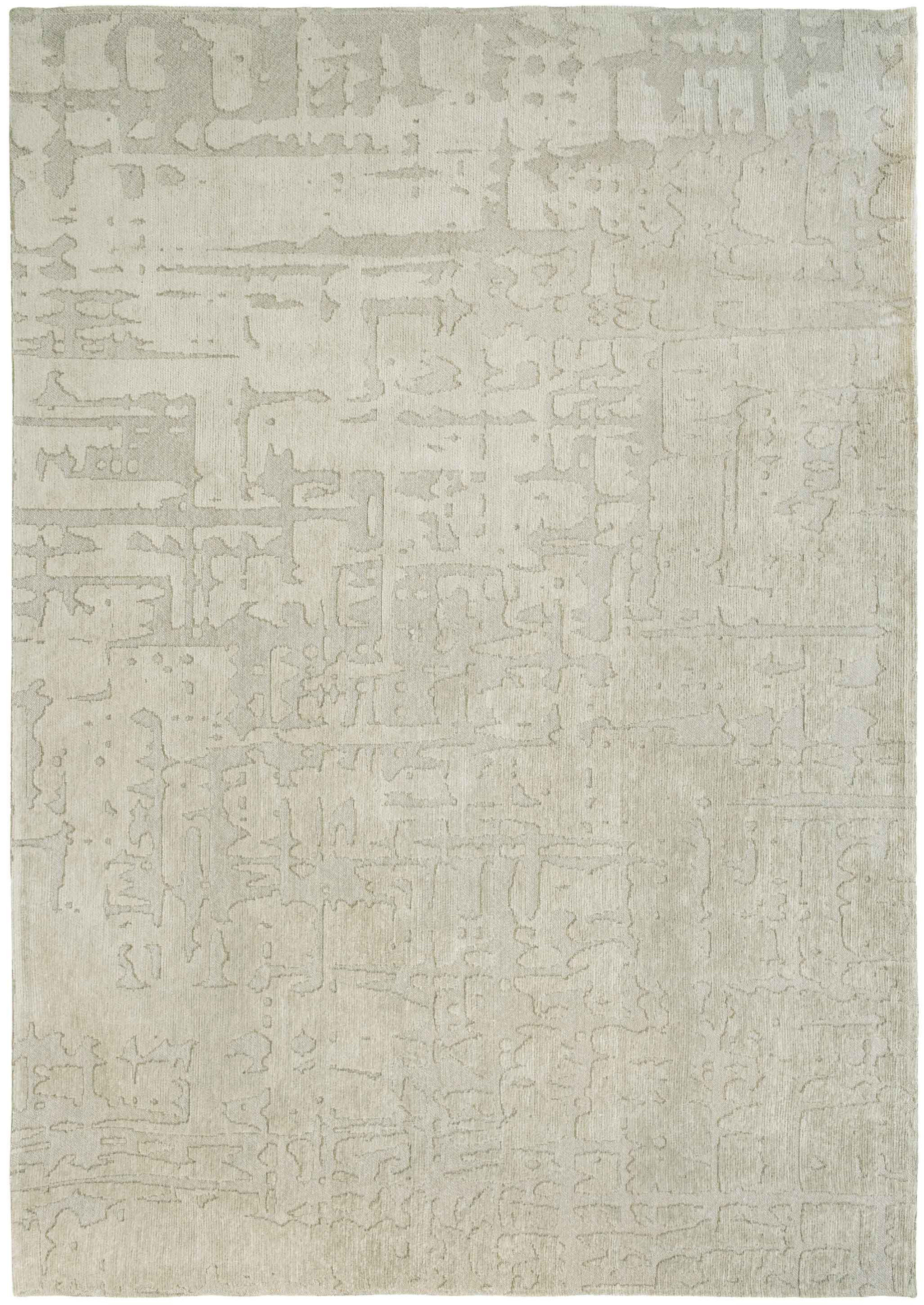 HomeRoots 9' X 13' Gray and Beige Abstract Non Skid Area Rug | Wayfair