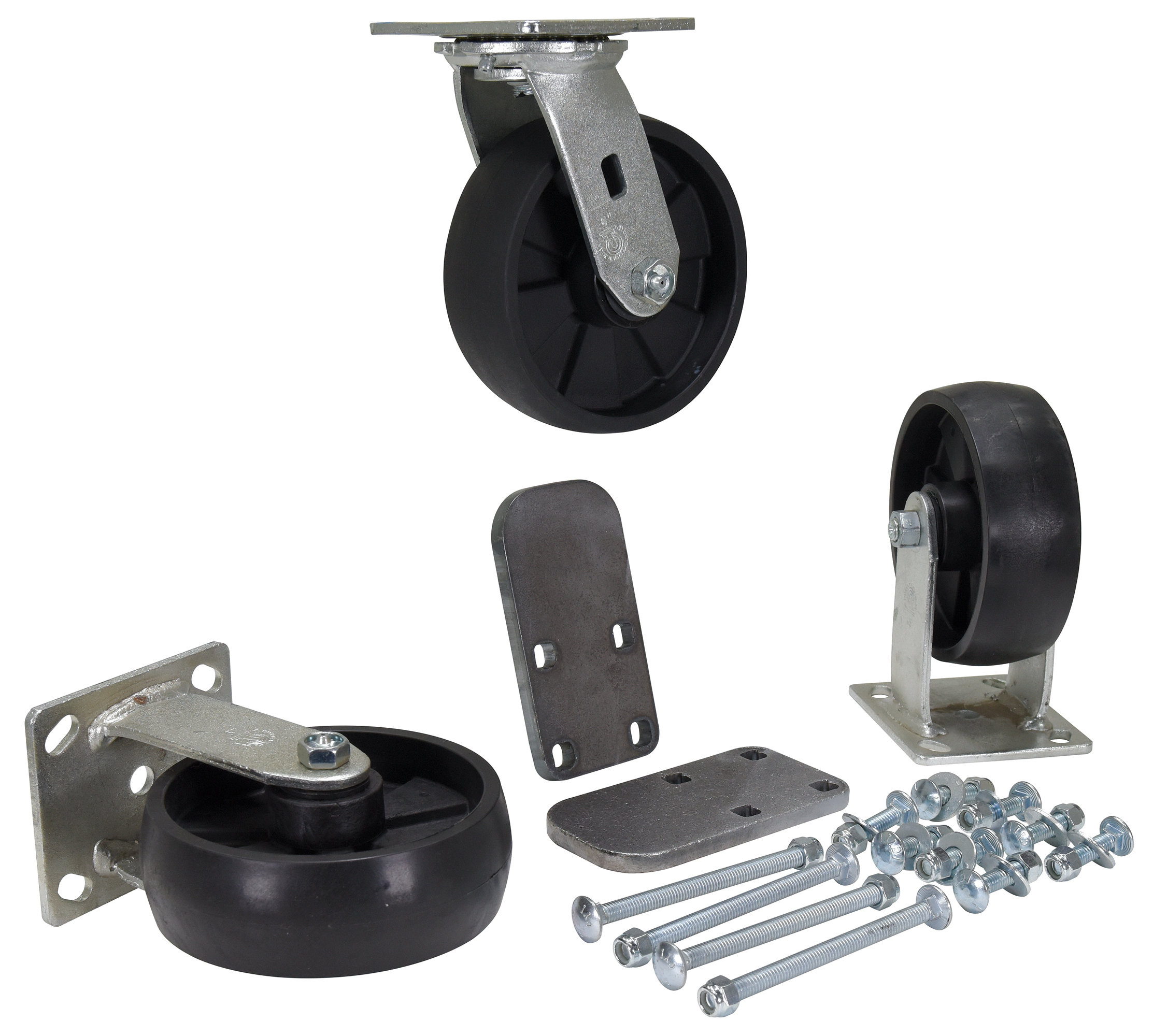 Vestil Nylon Caster Kit | Wayfair