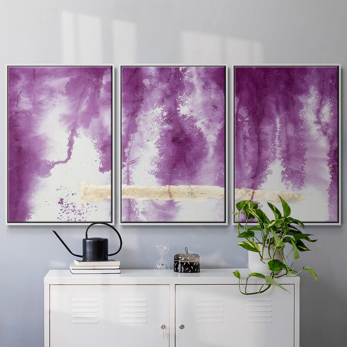 Wrought Studio™ Saturation II - Multi Piece Framed Canvas | Wayfair
