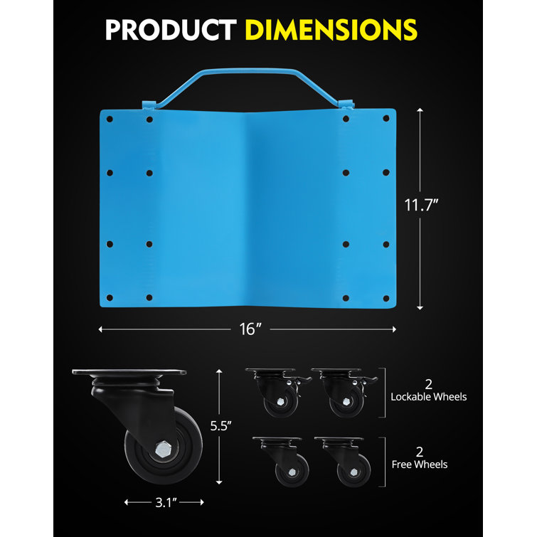 Homhougo Capacity Platform Dolly - Wayfair Canada