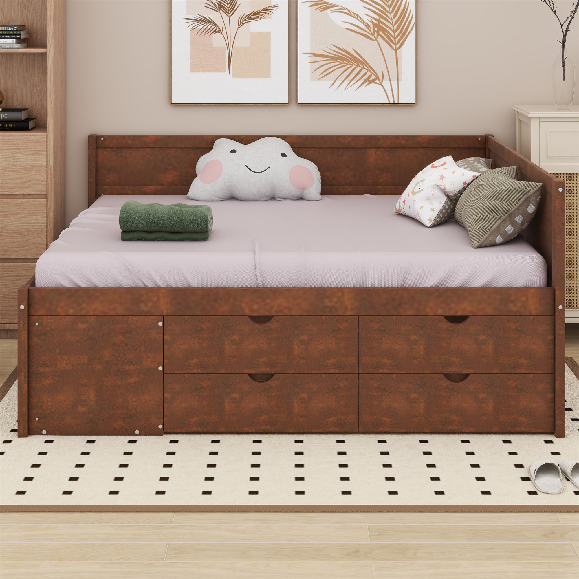 Harriet Bee Avoca Panel Storage Bed - Wayfair Canada