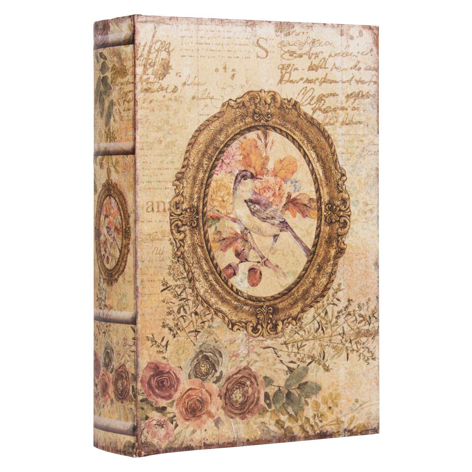 Astoria Grand Vintage Style Decorative Book Box with Embossed Floral ...