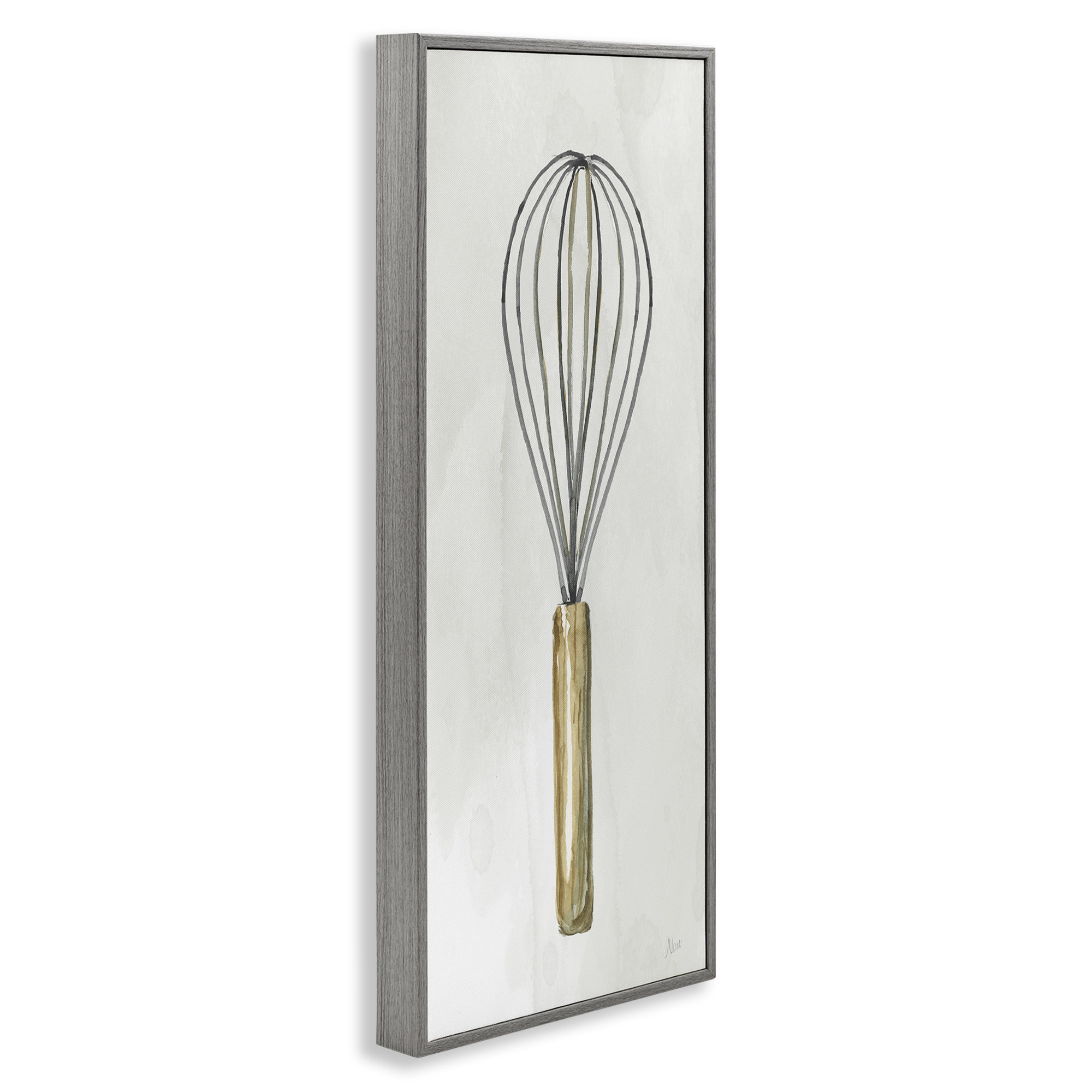 Stupell Industries Rustic Kitchen Whisk Framed Giclee Art by Nan | Wayfair