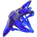 The Moroccan Room Mid 20th Century Handblown Cobalt Blue Art-glass ...