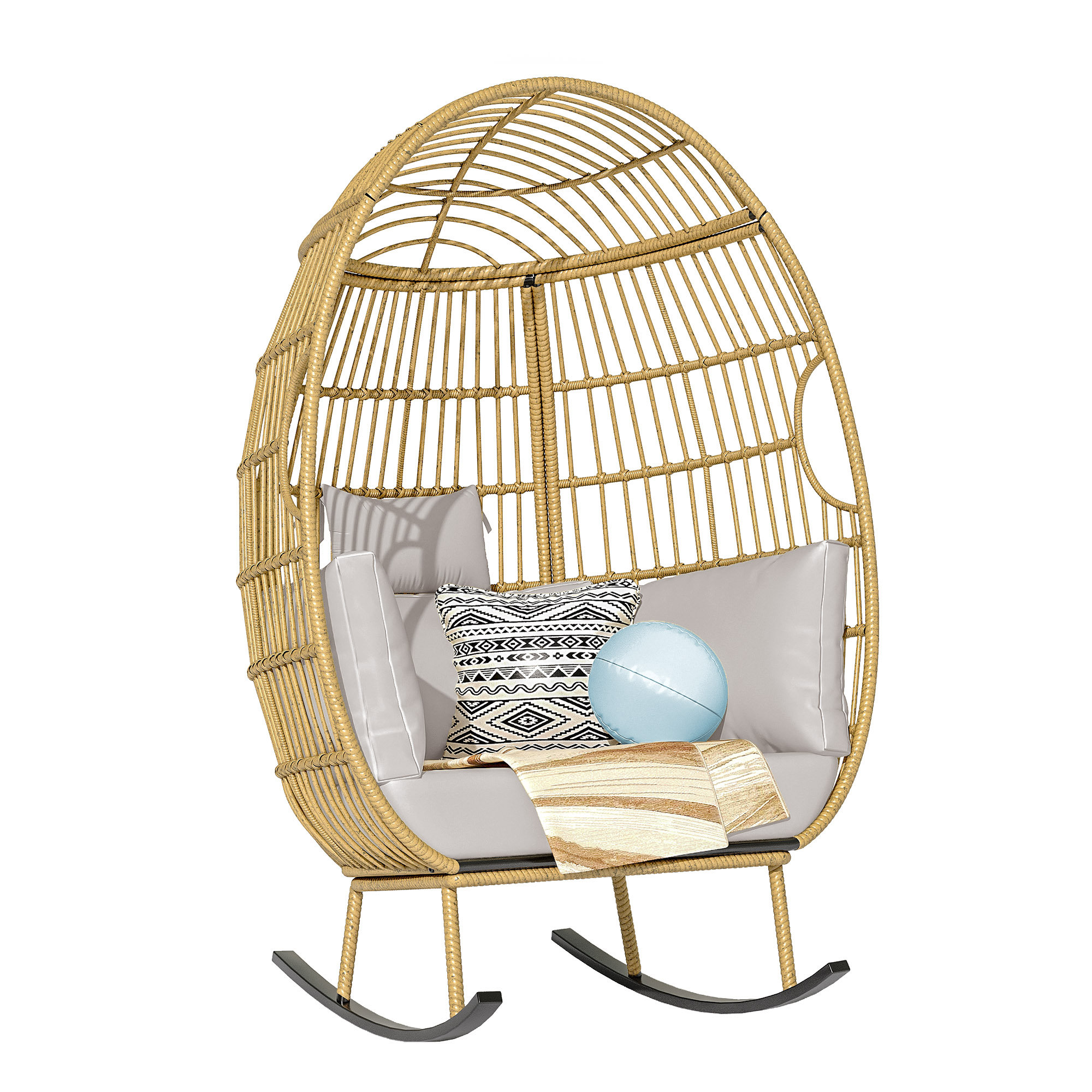 Bayou Breeze Bolko Outdoor Rocker Chair - Wayfair Canada