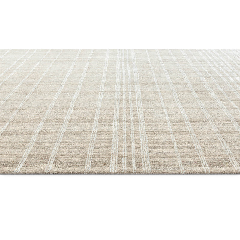 Beachwood Hand Tufted Wool Taupe Rug & Reviews | Birch Lane