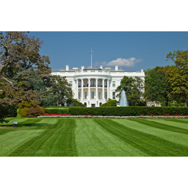 17 Stories White House by Kropic - Wrapped Canvas Print | Wayfair.co.uk