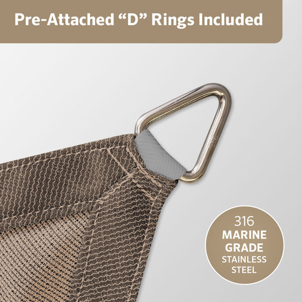 Coolaroo Dual 8' x 12' Rectangle Shade Sail & Reviews | Wayfair