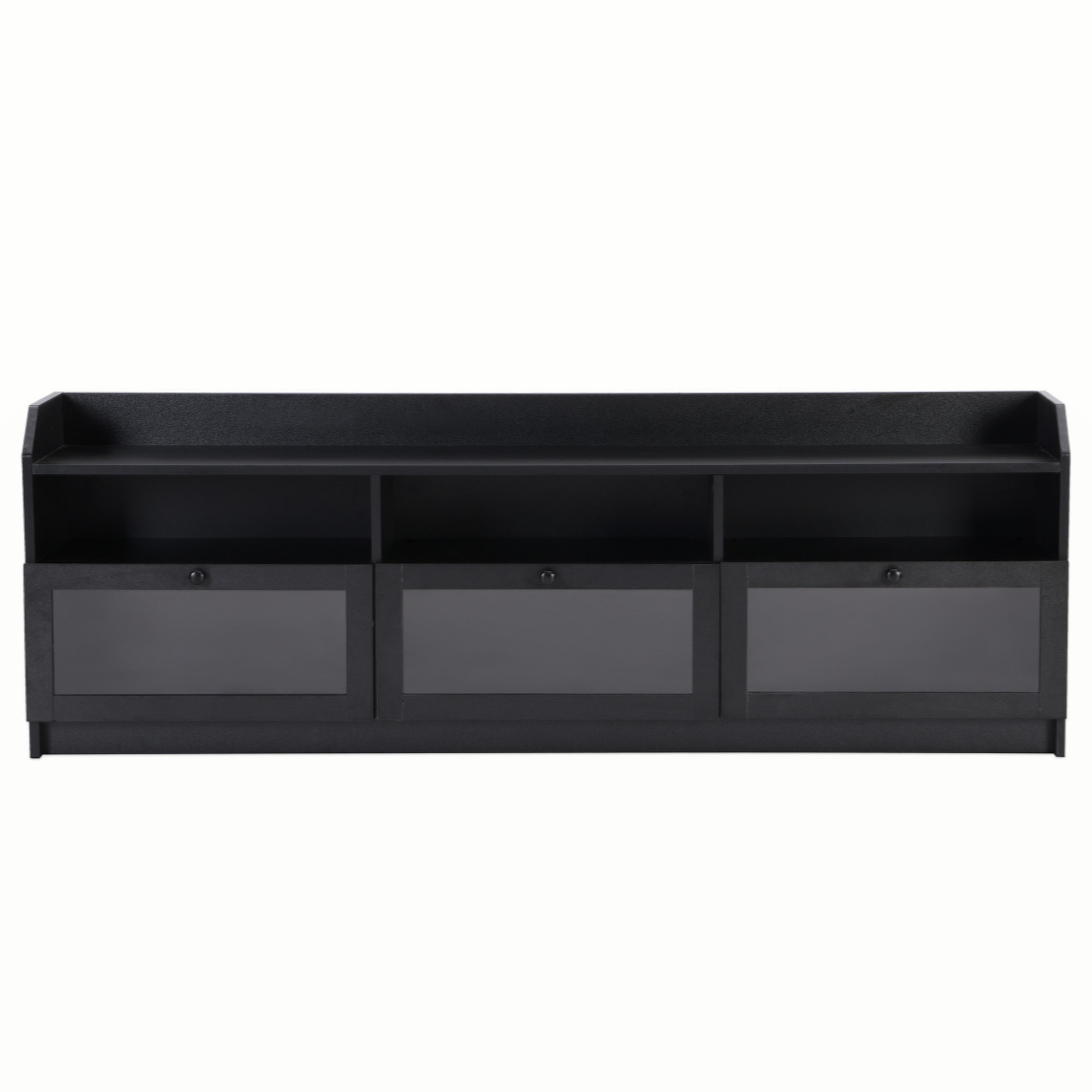 Ivy Bronx Sleek & Modern Design TV Stand With Acrylic Board Door, Chic ...