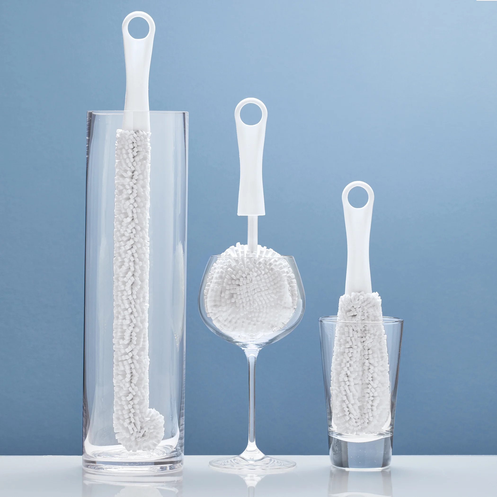 Winston Brands Glassware and Bottle Cleaning Brushes - Set of 3 | Wayfair