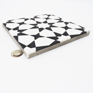 Moroccan Mosaic Tile House Medina 8" x 8" Cement Patterned Wall & Floor ...