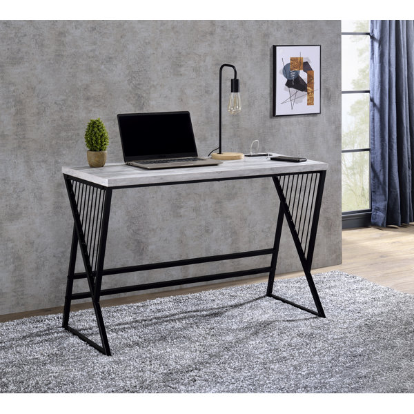 17 Stories Maxine Writing Desk With Usb Port | Wayfair