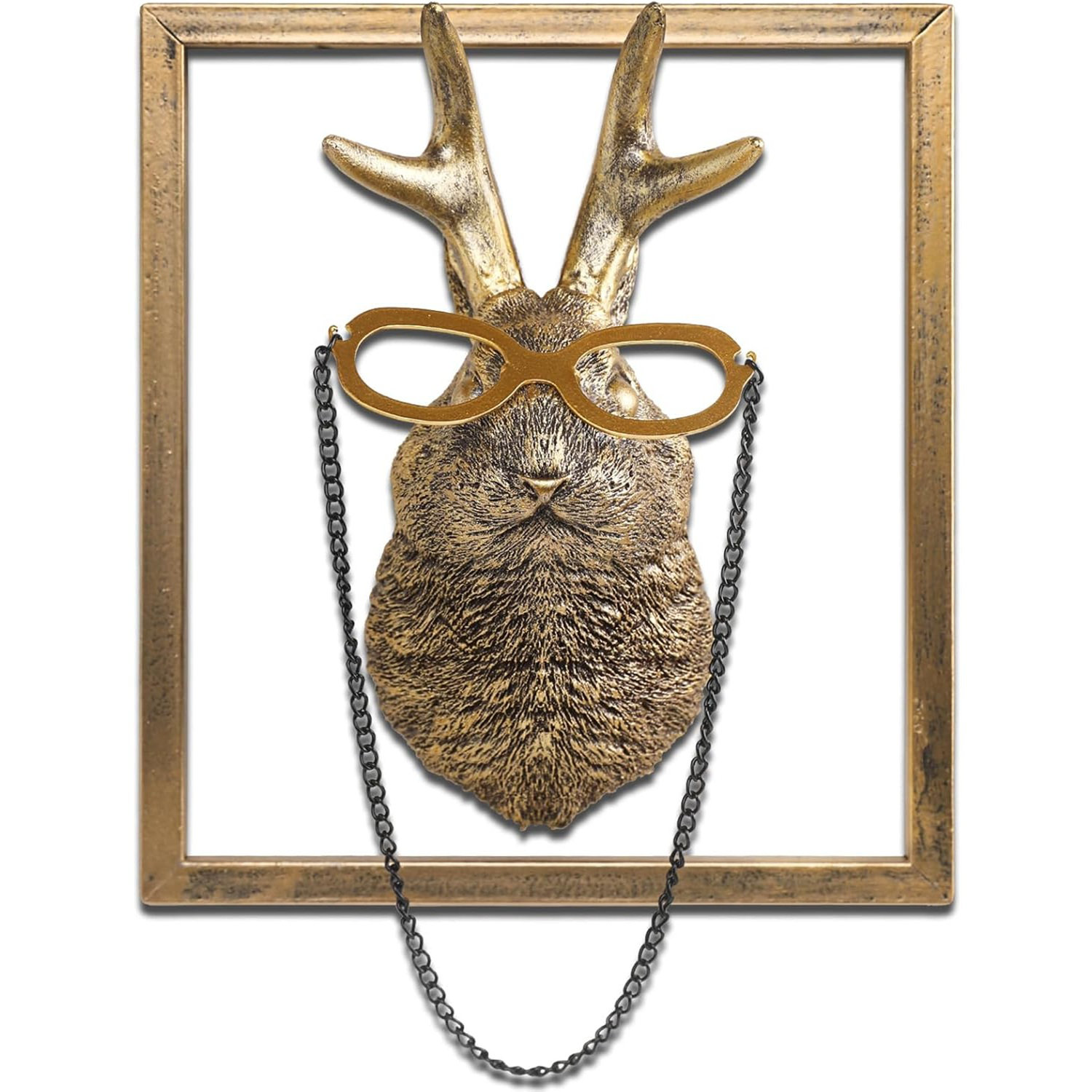 Trinx Animal Heads Wall Decor, Animals Sculptures Head Wall Hanging ...