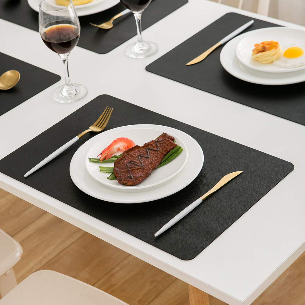 Crestone Leather/Faux Leather Rectangular Placemat | Wayfair