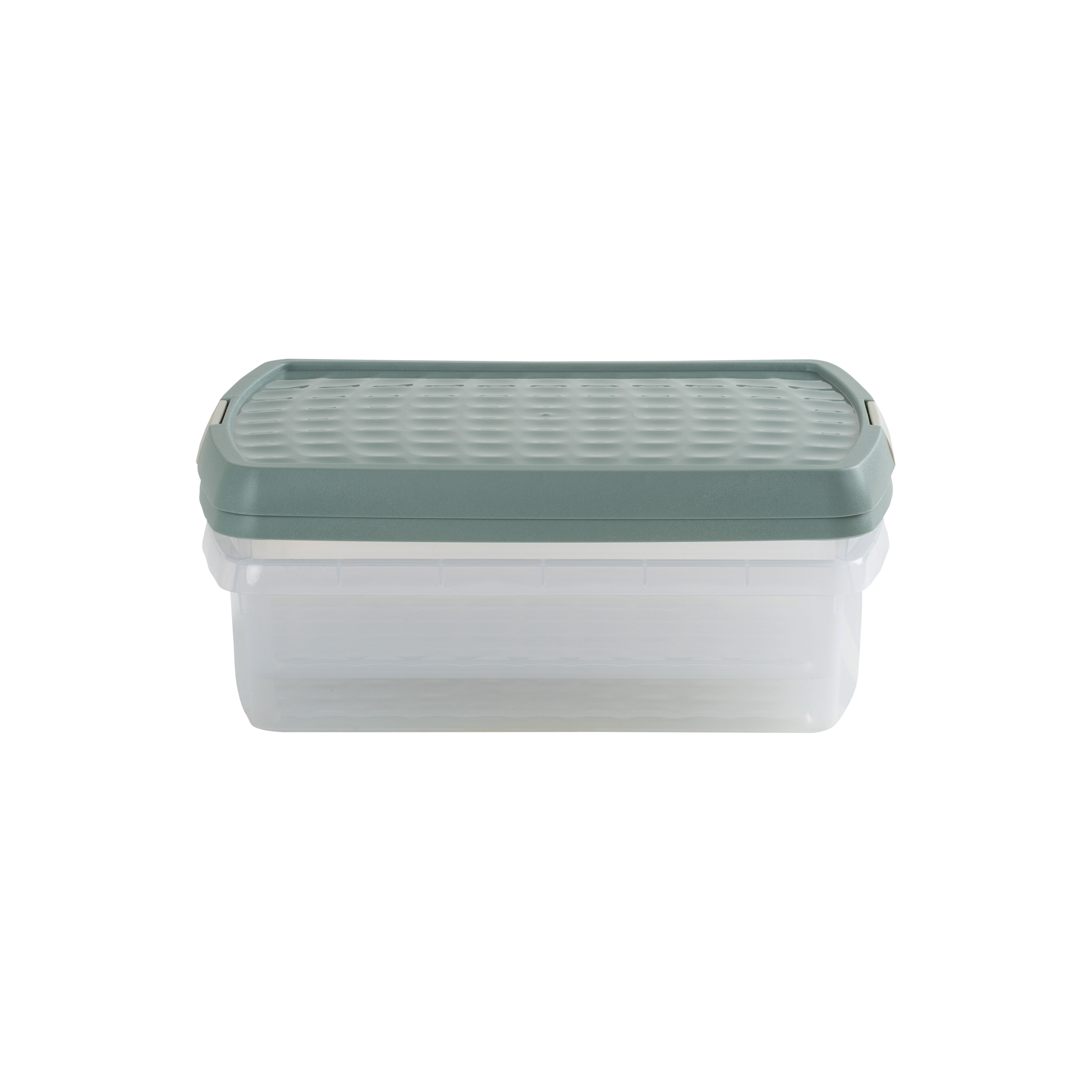 Wham Clip 8.5L Rectangular Plastic Storage Boxes with Secure Clip Lock ...