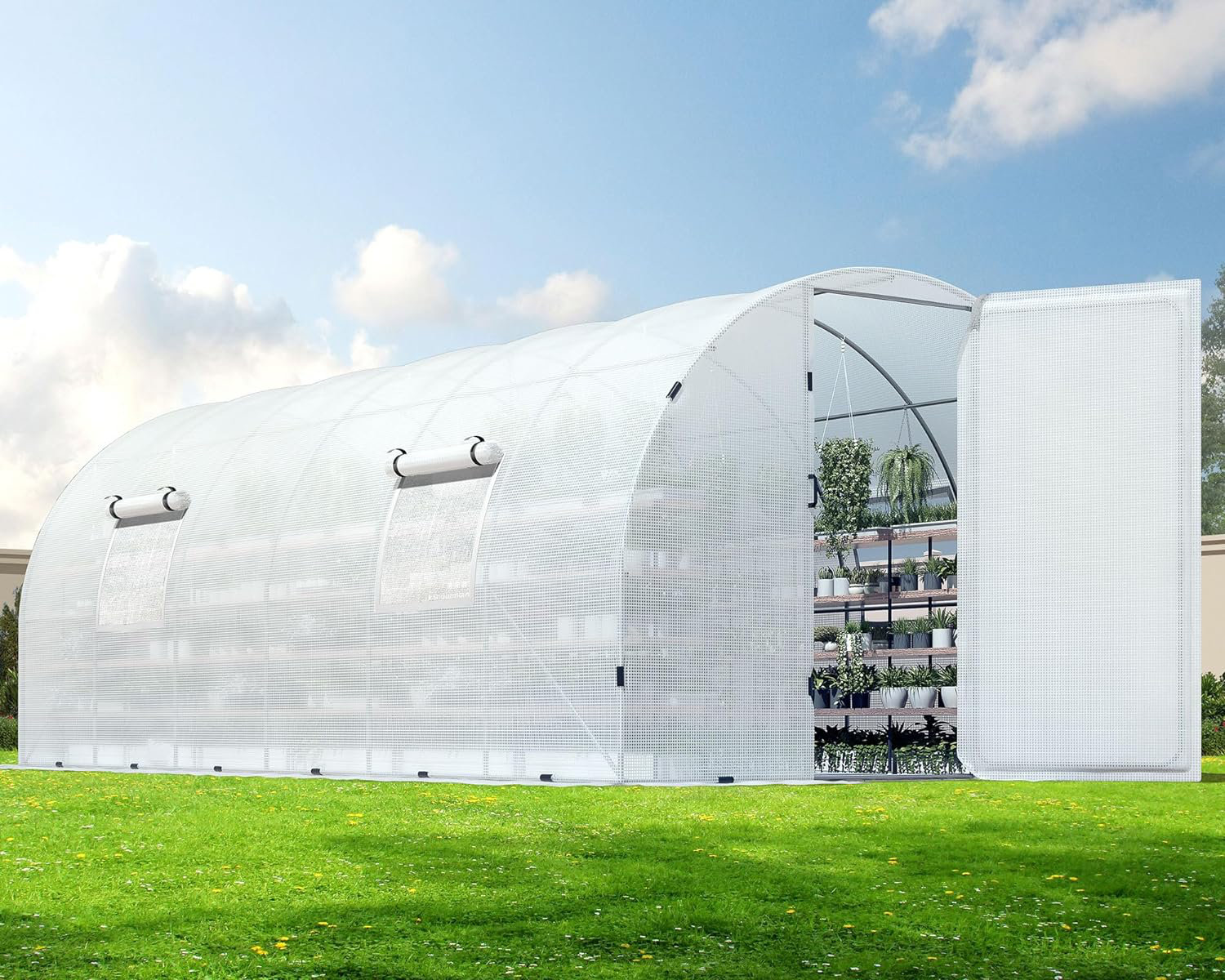 Arlmont & Co. Shalev Walk-in Tunnel Greenhouse & Reviews - Wayfair Canada