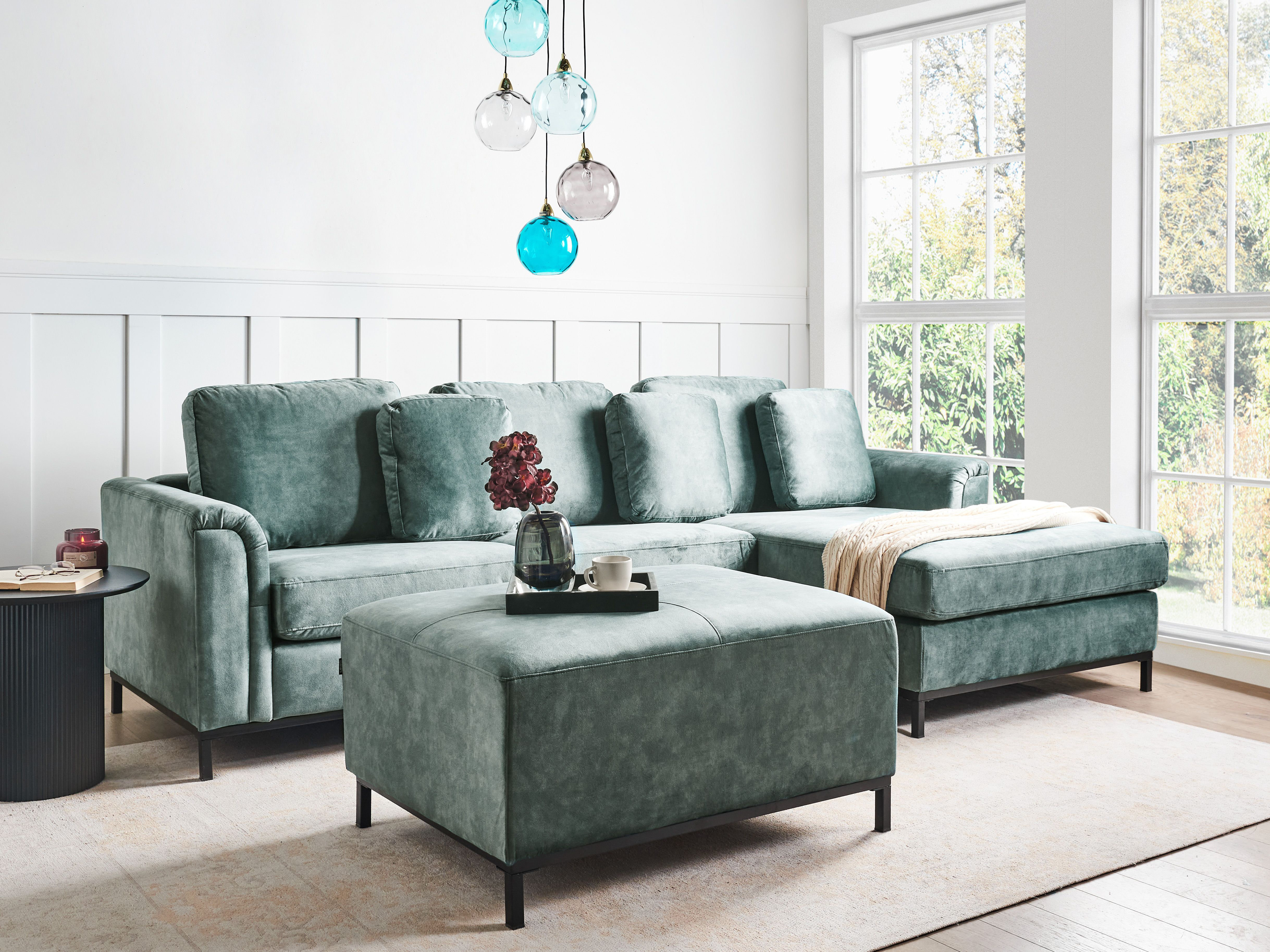 Beliani Oslo 2 - Piece Upholstered Sofa & Chaise | Wayfair.co.uk