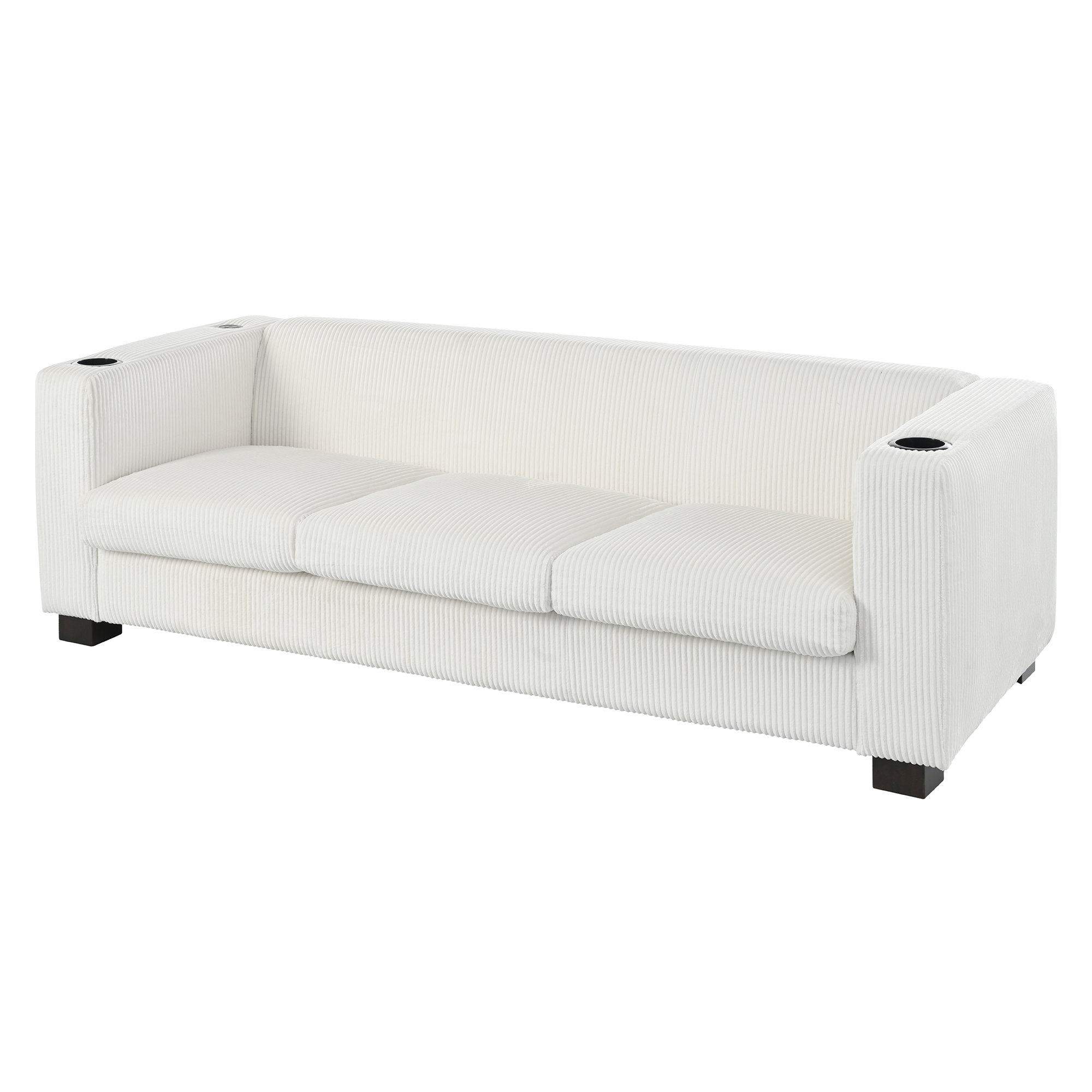 ExAchat BEIGE 3 SEATER SOFA,GRAY COLOR - Wayfair Canada